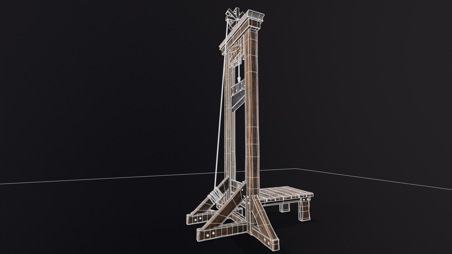 3D Medieval Guillotine Model - TurboSquid 2175686