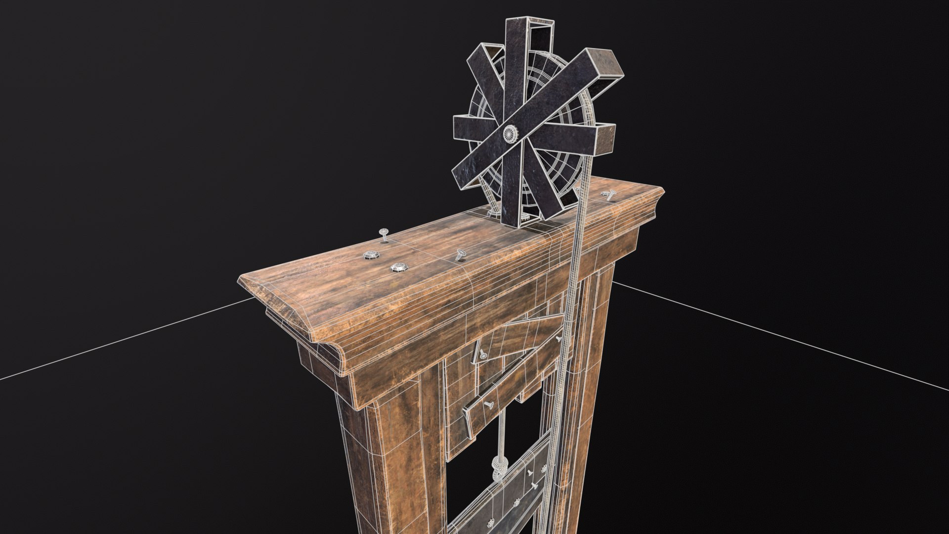3D Medieval Guillotine Model - TurboSquid 2175686