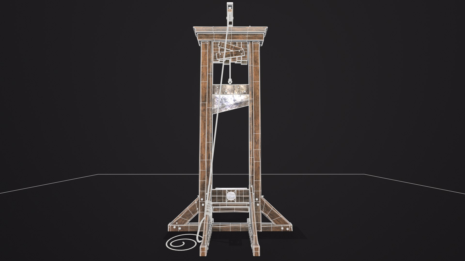 3D Medieval Guillotine model - TurboSquid 2175686