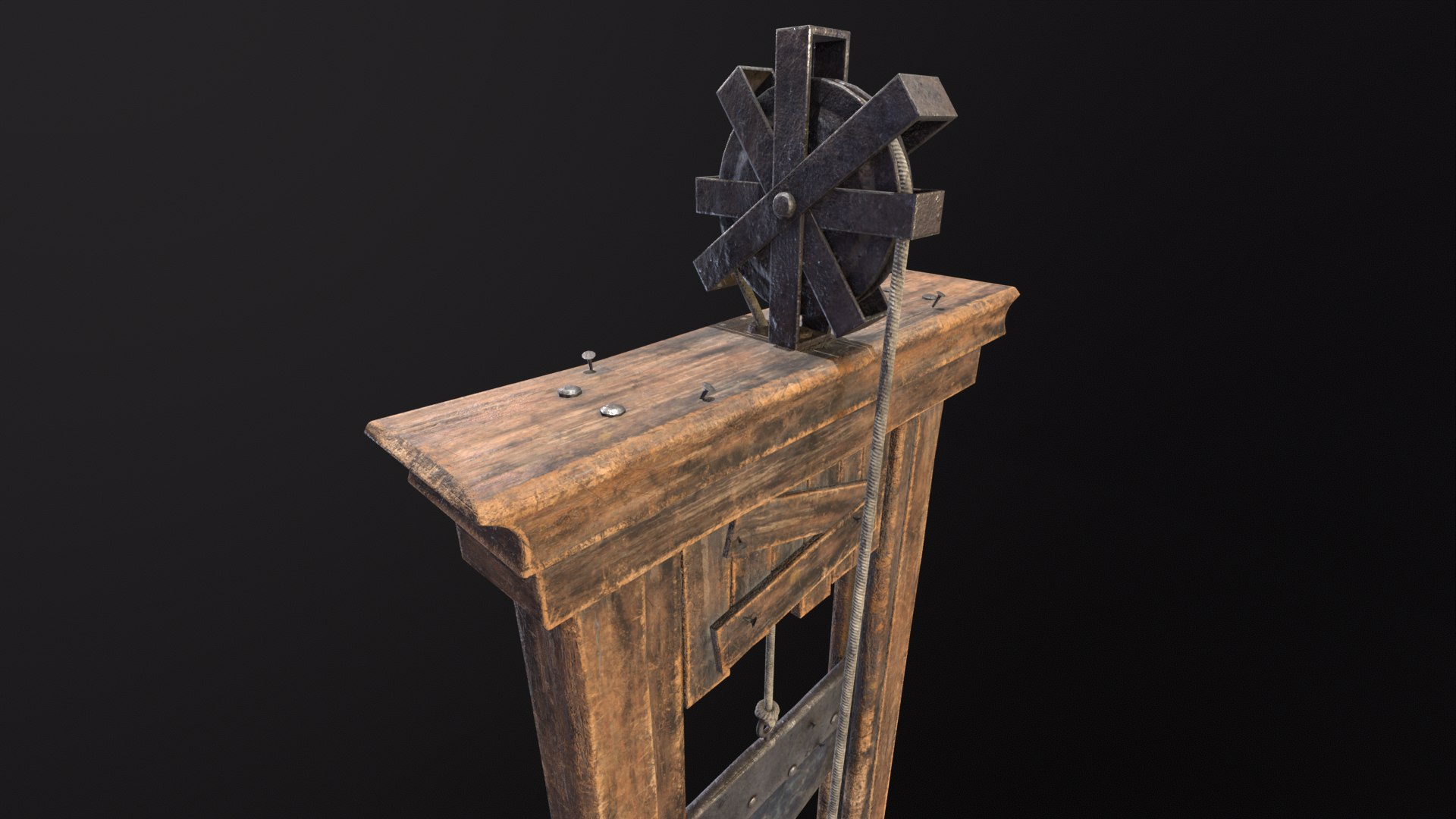 3D Medieval Guillotine model - TurboSquid 2175686