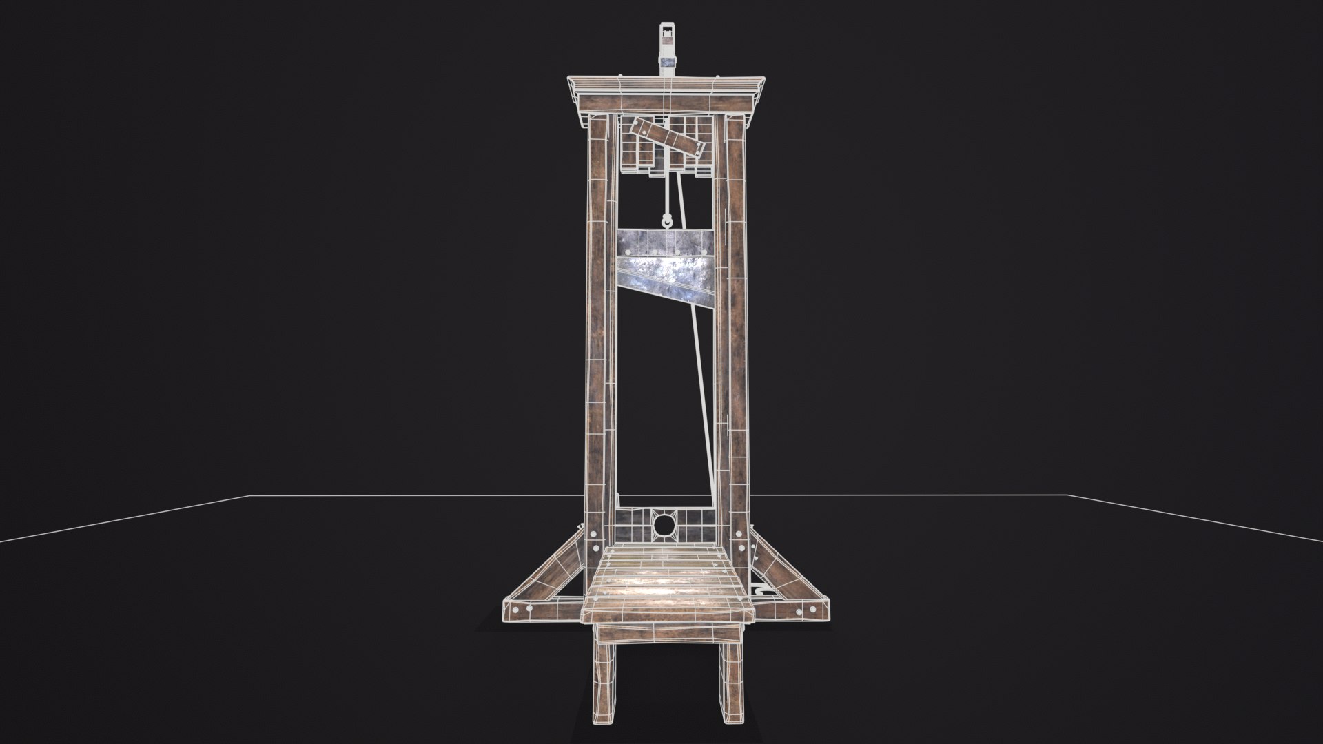 3D Medieval Guillotine Model - TurboSquid 2175686