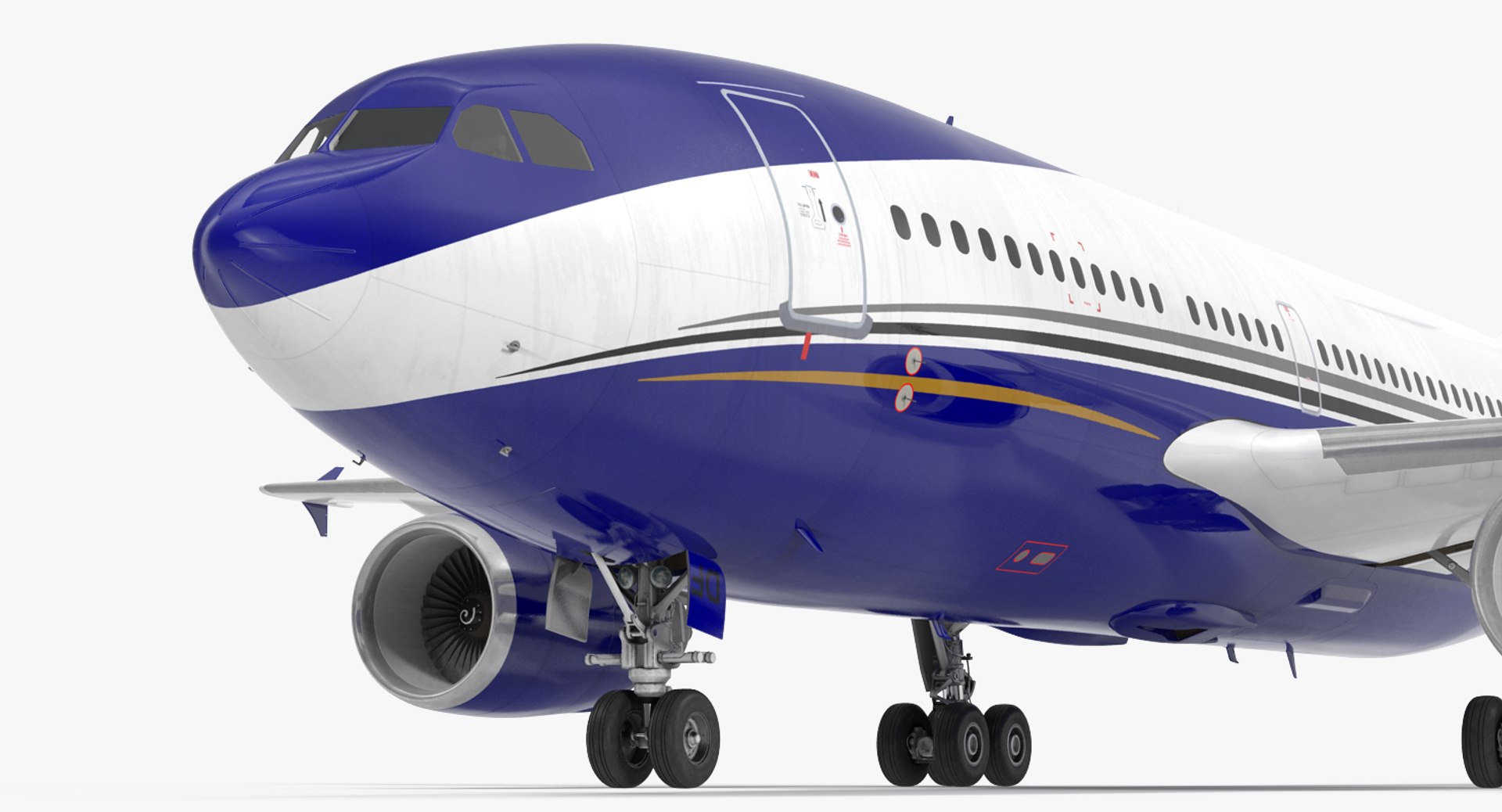 3d model airbus a310 300