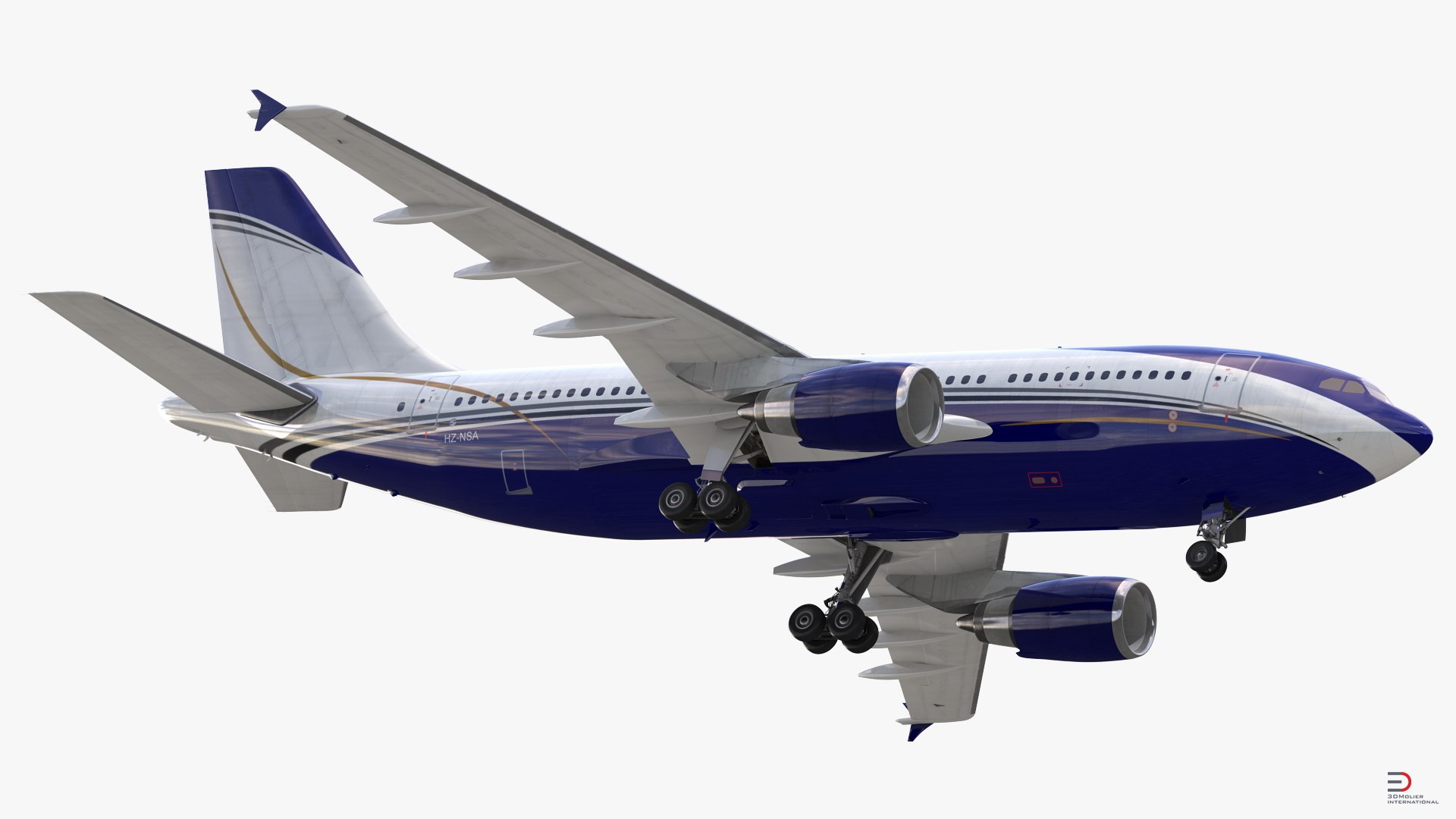3d model airbus a310 300