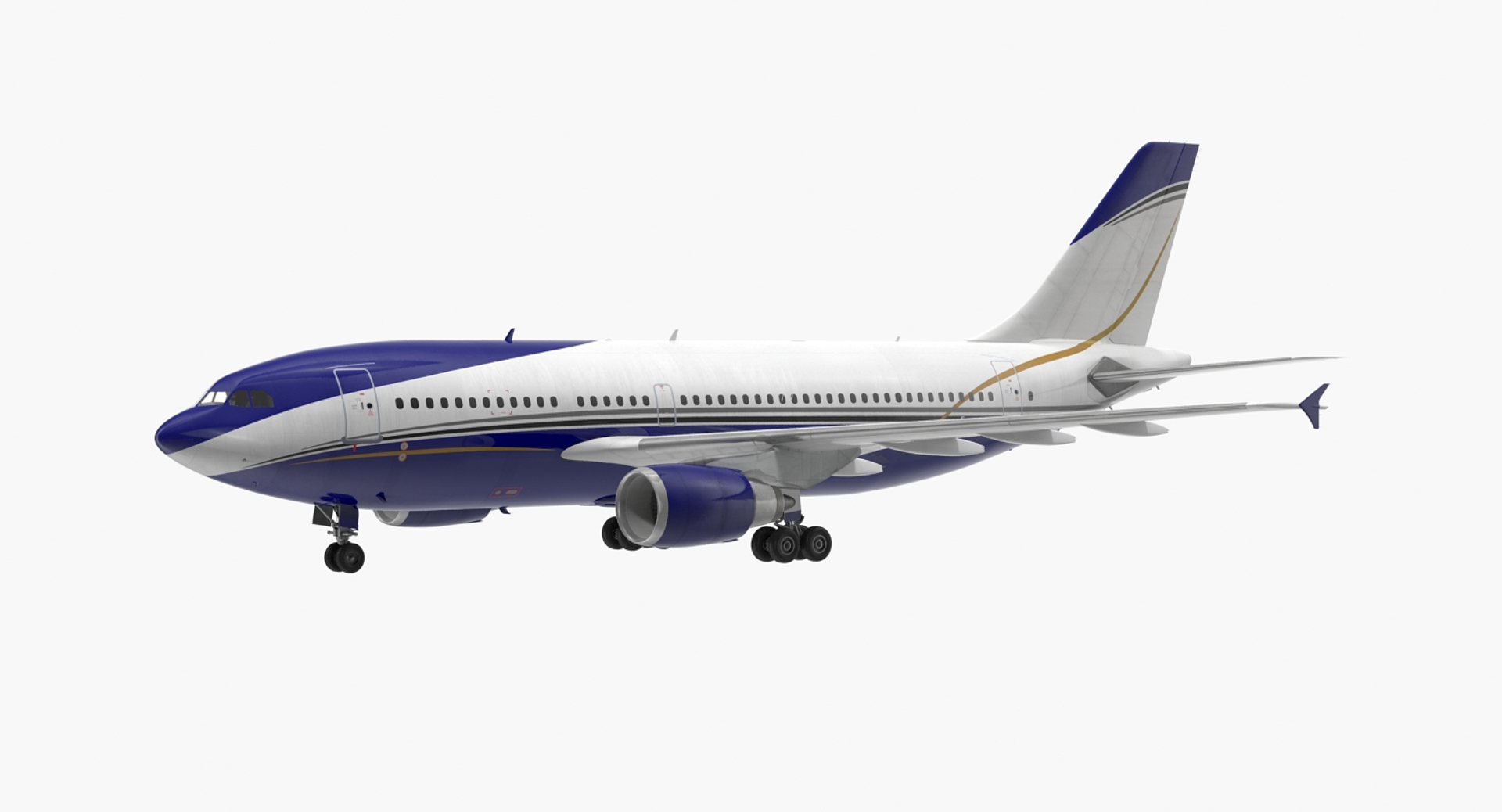 3d Model Airbus A310 300