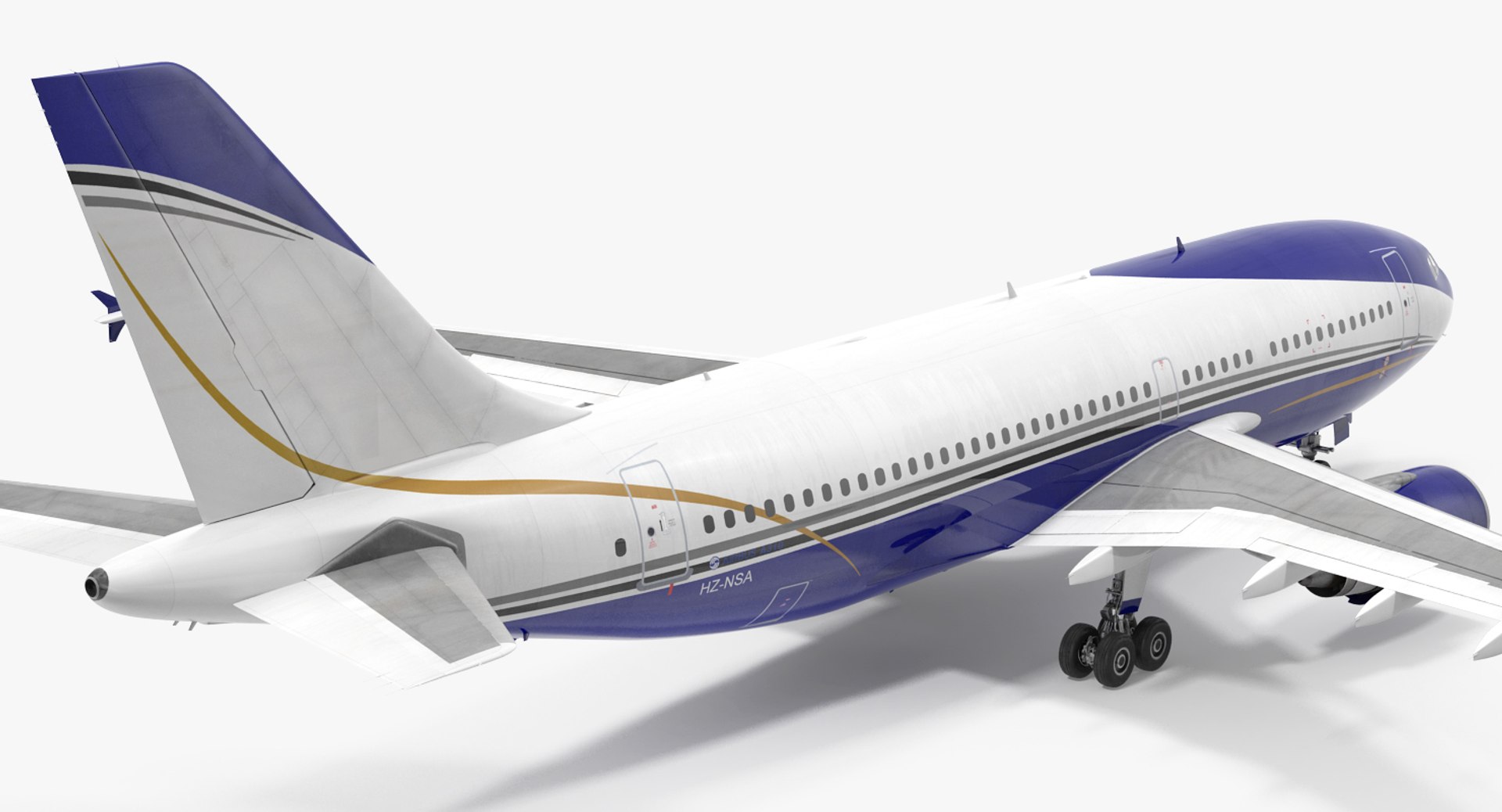 3d model airbus a310 300