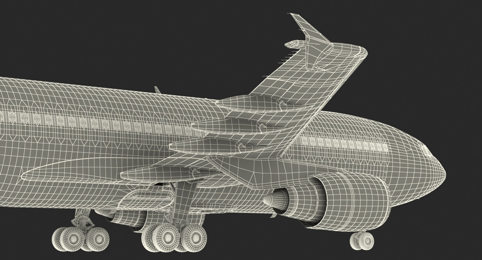 3d model airbus a310 300