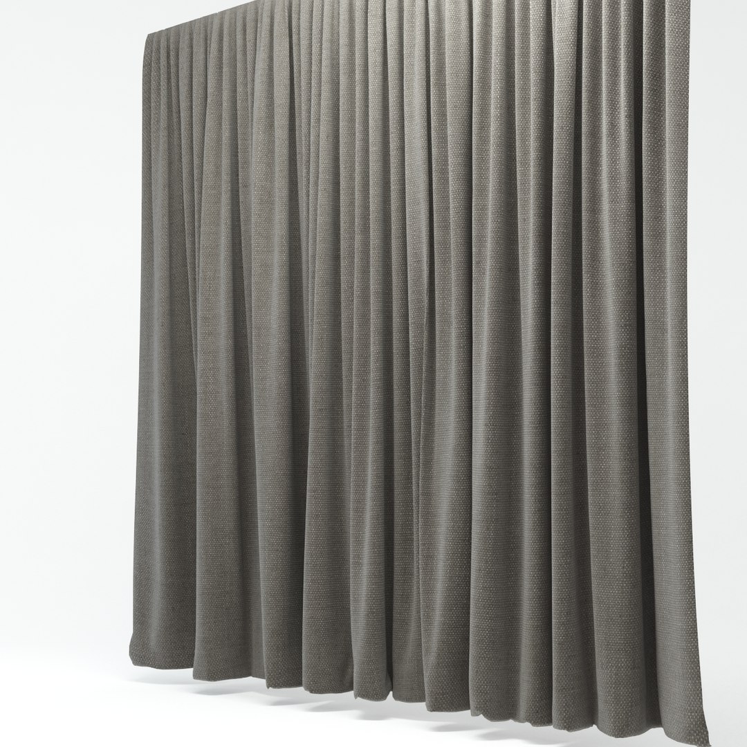 3d model curtains