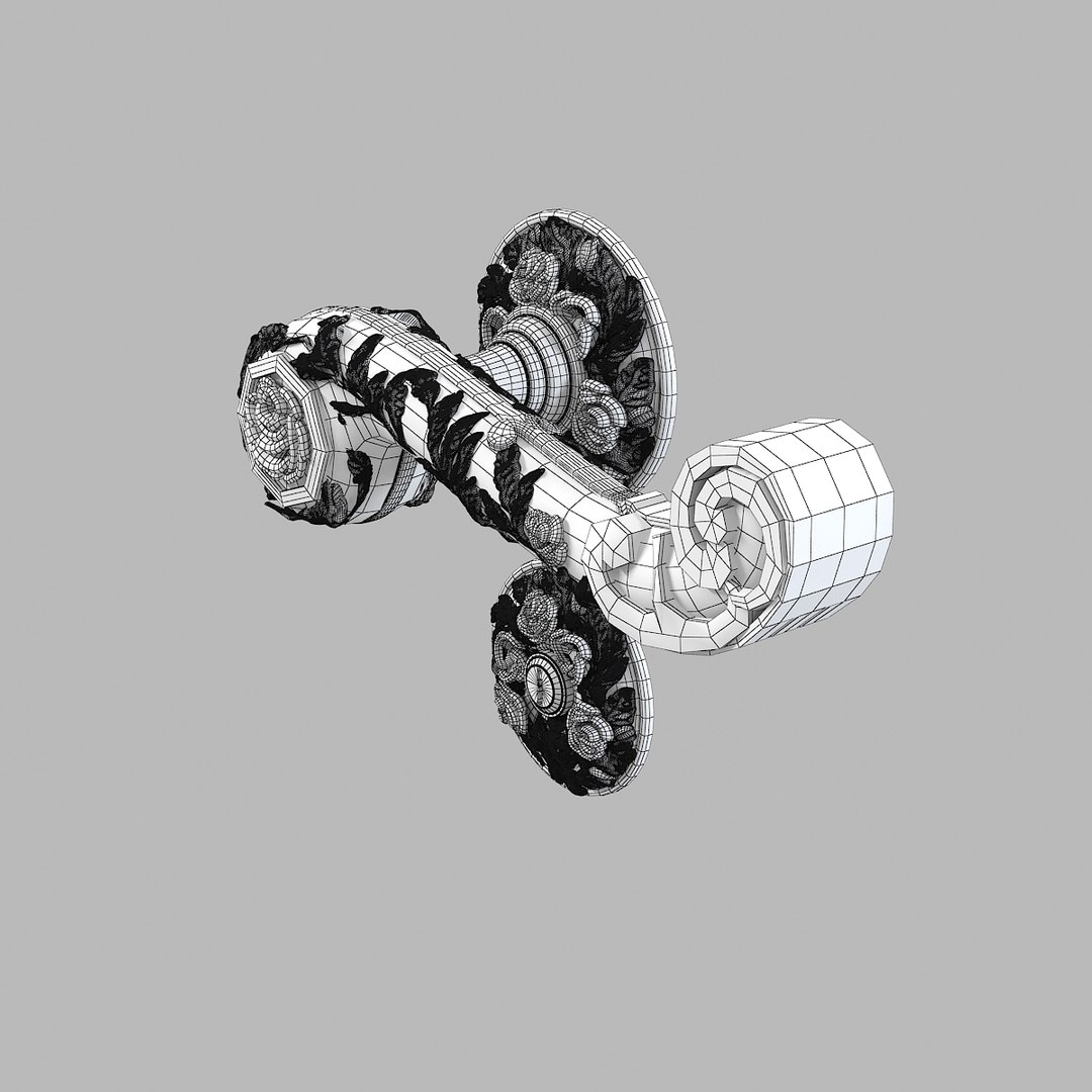 Max Baroque Door Handle