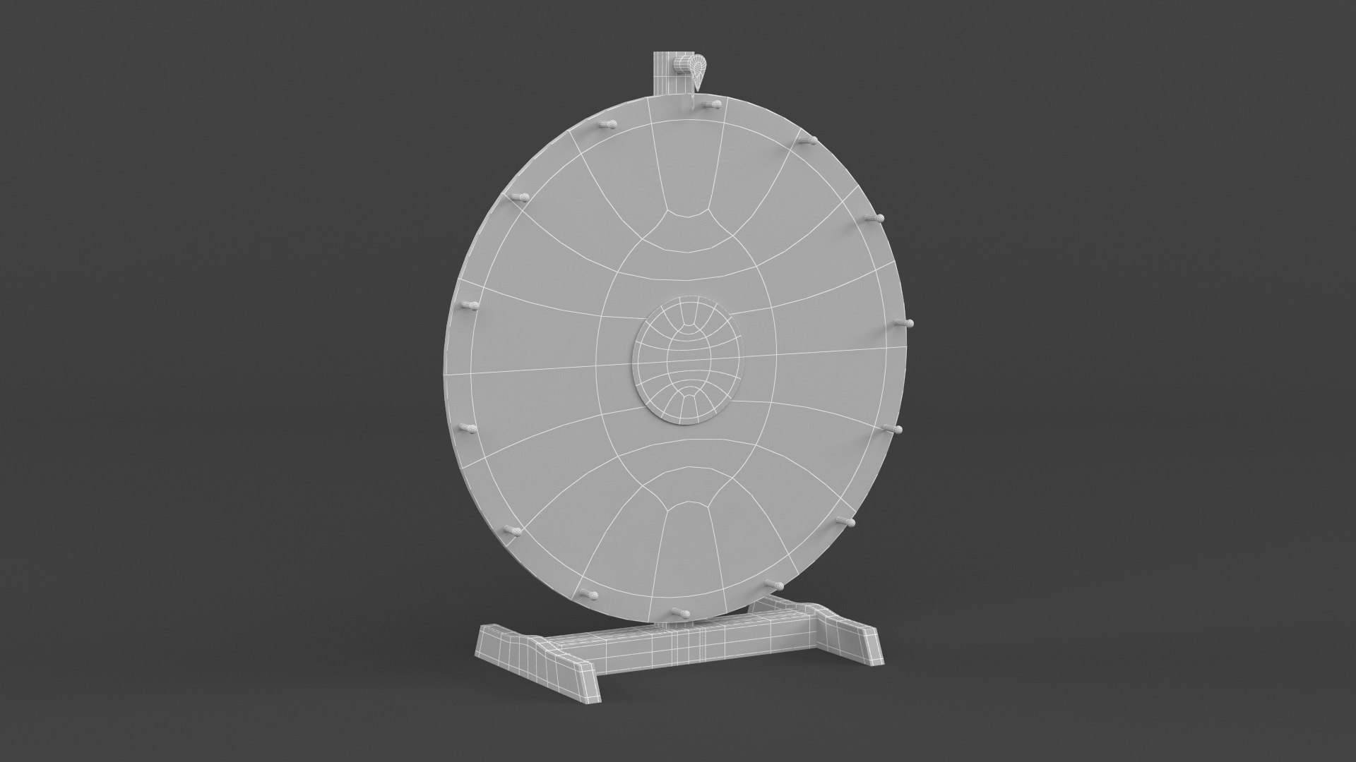 3D Wheel Of Fortune Model - TurboSquid 2268175