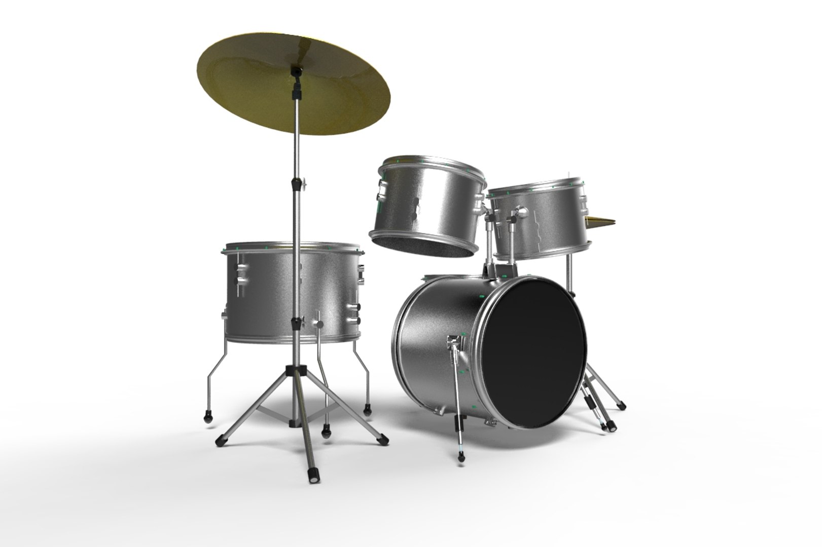 Drums 3d Model