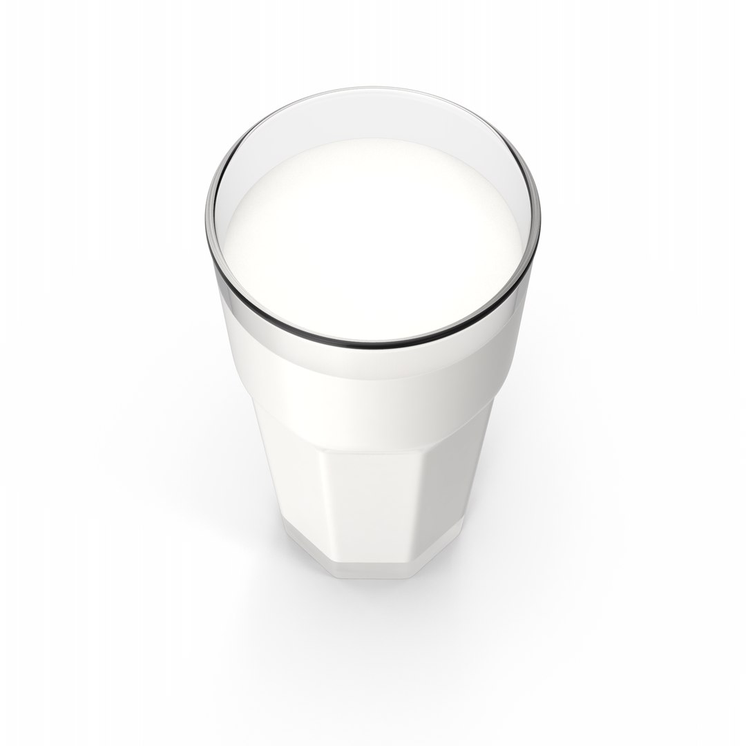 3D Glass Of Milk Model - TurboSquid 2207487