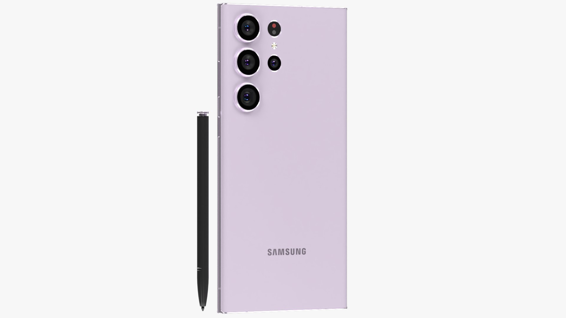3D Samsung Galaxy S23 Ultra Lavender model - TurboSquid 2026214