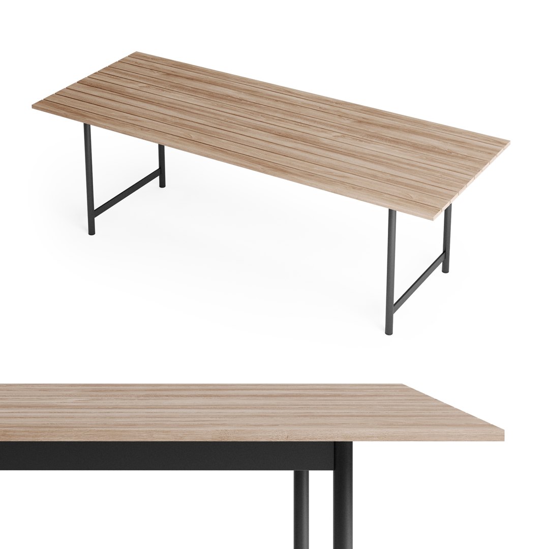 3D Bolia Garden Table Track3 Model - TurboSquid 2146948