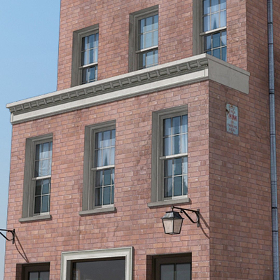 buildings roof 3d model