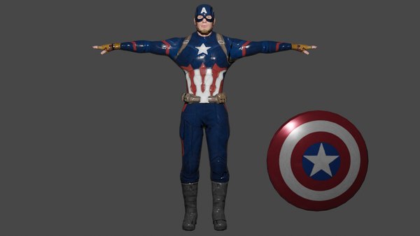 Captain America Blender Models for Download | TurboSquid