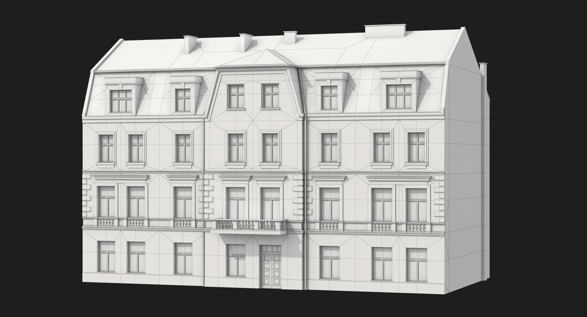 Old Building 3d Max