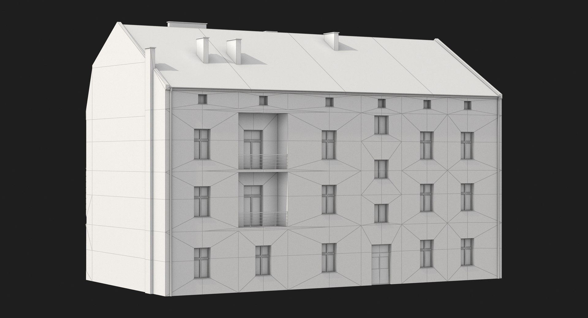 Old Building 3d Max