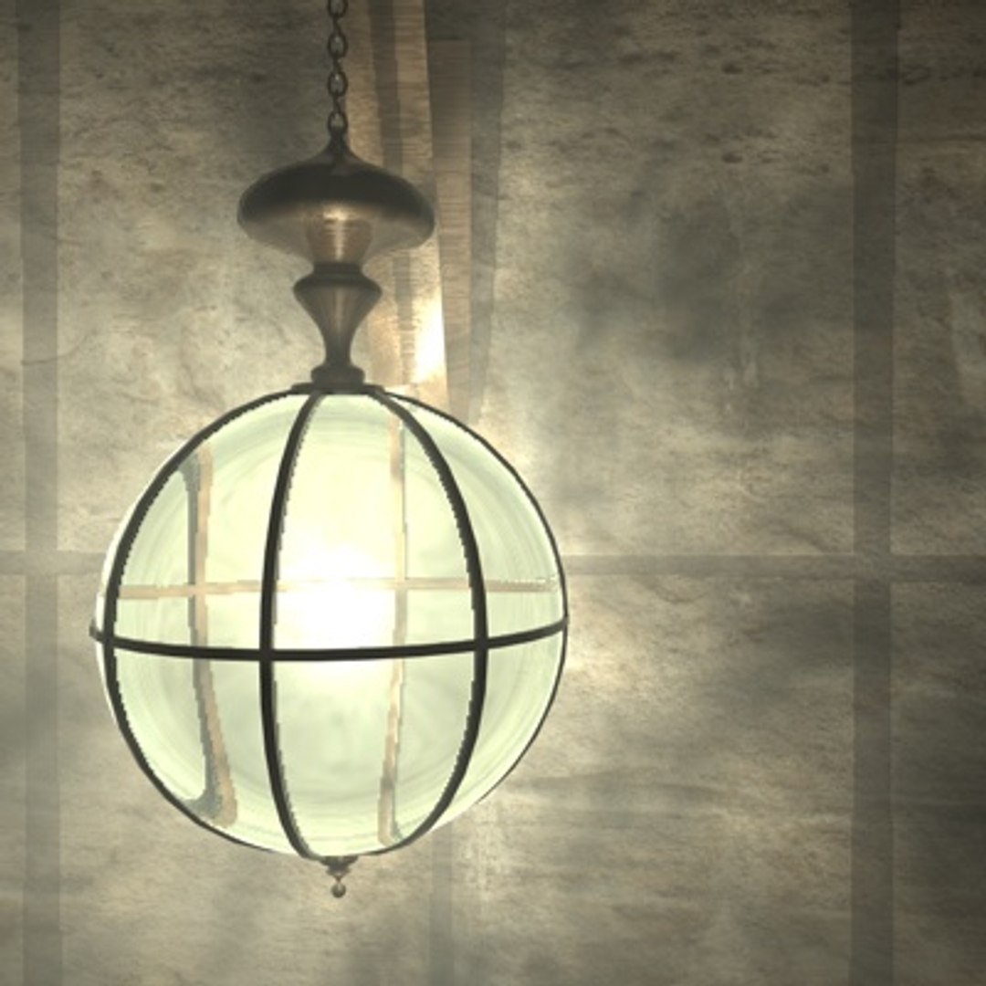 C4d Victorian Lamp