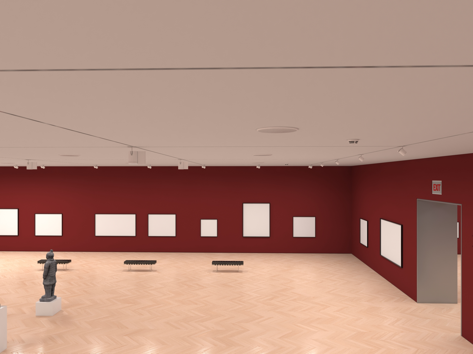 Art gallery 3D model - TurboSquid 1502776