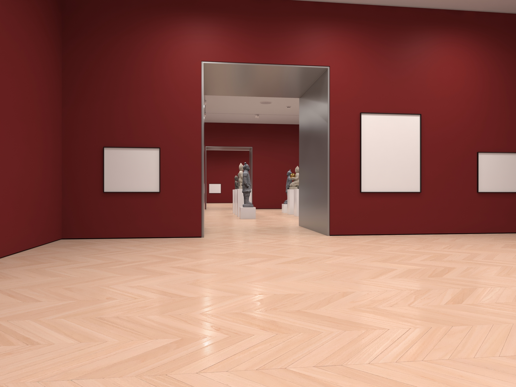 Art gallery 3D model - TurboSquid 1502776