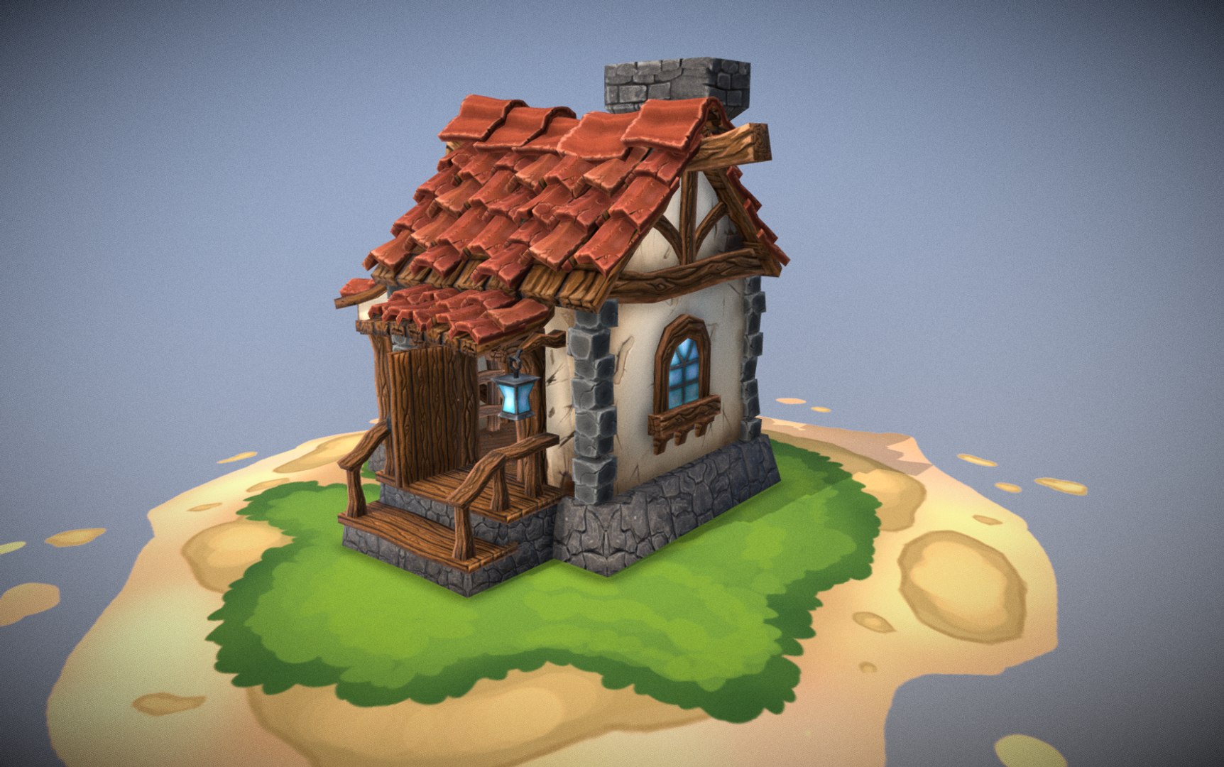 Stylized House 3D - TurboSquid 1289922