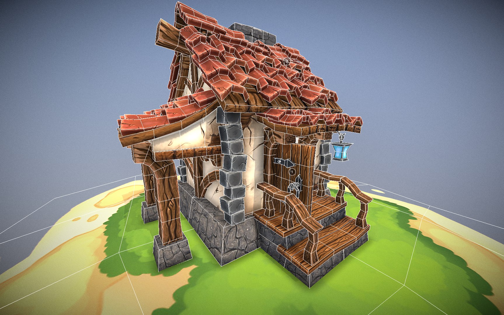 Stylized House 3D - TurboSquid 1289922