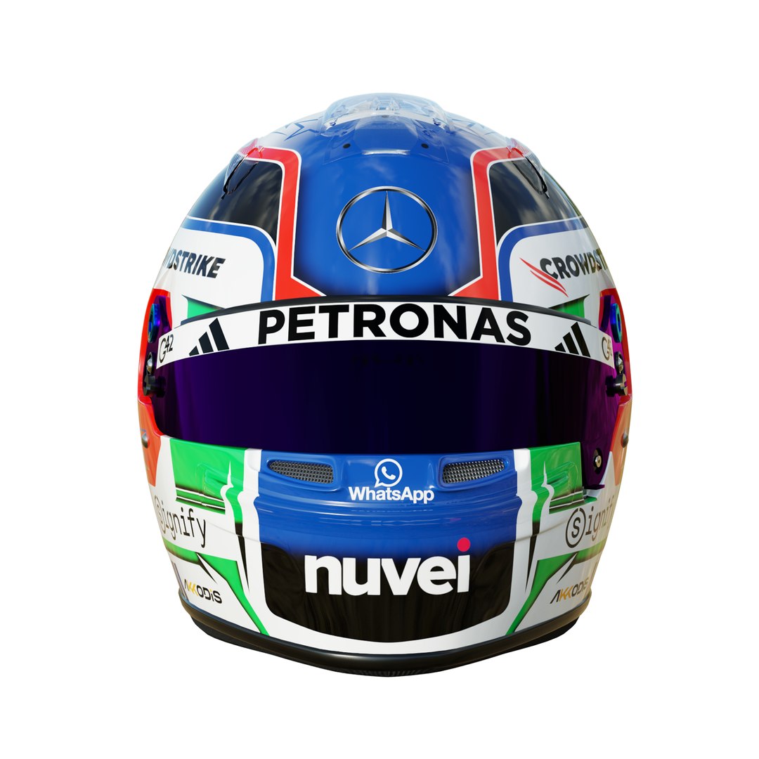 F1 Andrea Kimi Antonelli Helmet 2025 3D Model - TurboSquid 2370184