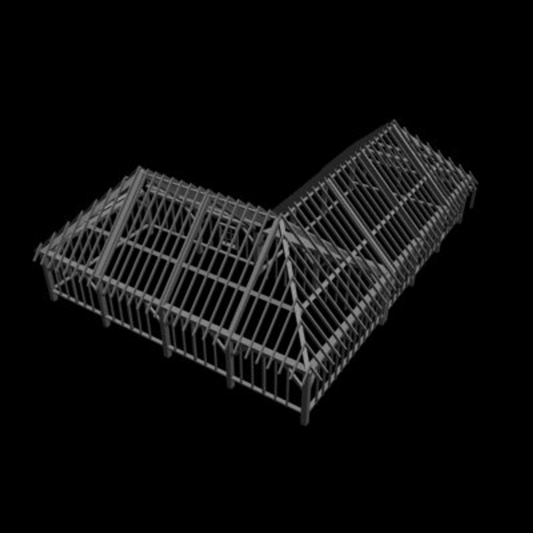 3d Building Framework Model