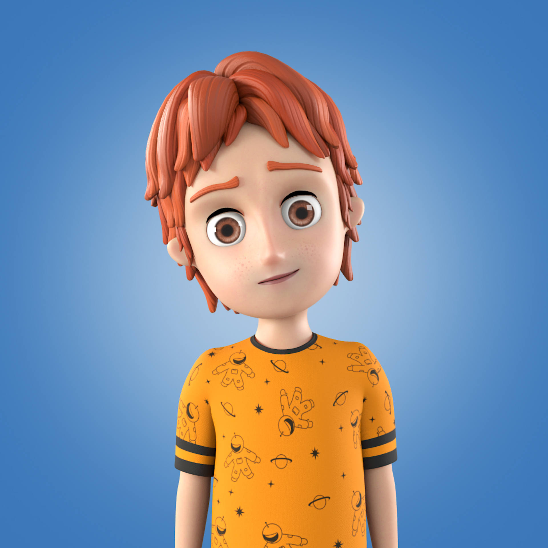 Cartoon Kid 3D model - TurboSquid 1720617