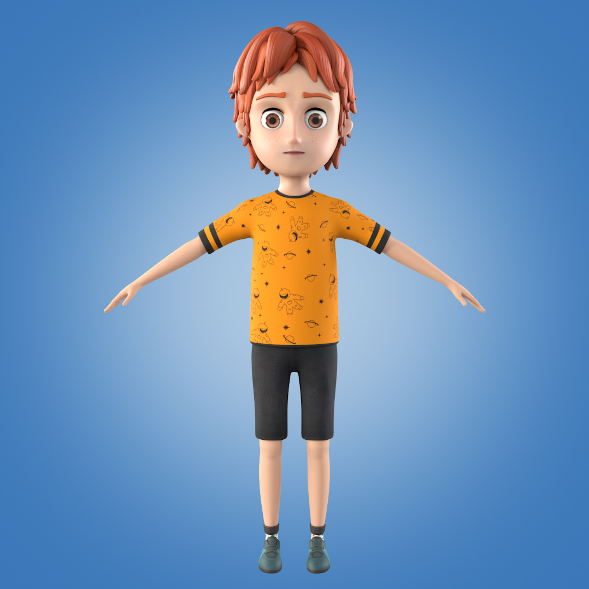 Cartoon Kid 3D model - TurboSquid 1720617