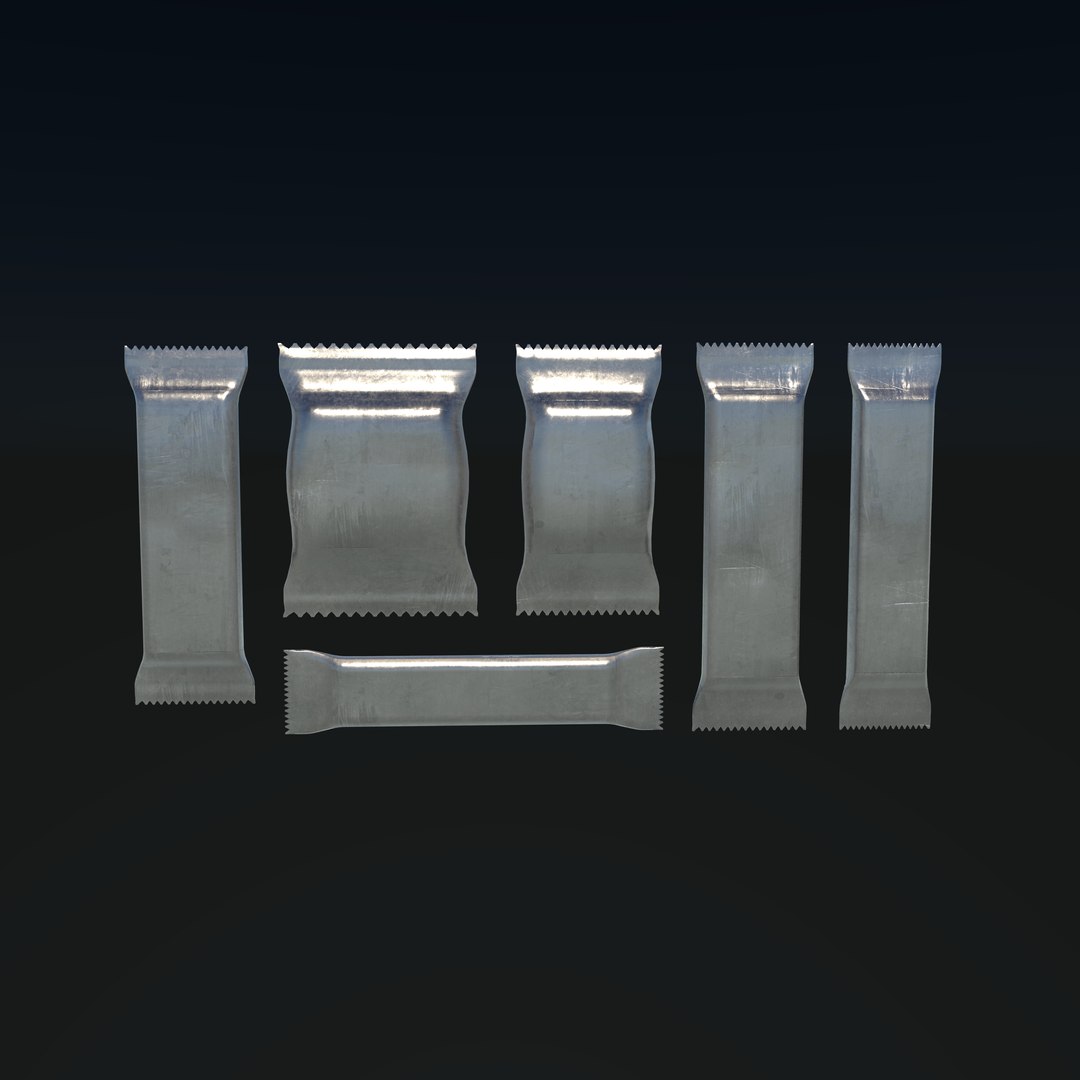 3D Model Candy Packaging 3D Model - TurboSquid 2335143