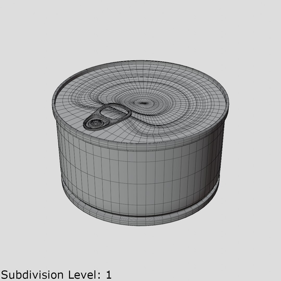 3D Model Realistic Tin - TurboSquid 1616759