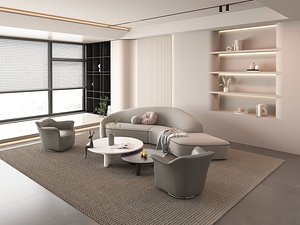 3D Modern Living Room - TurboSquid 2142698