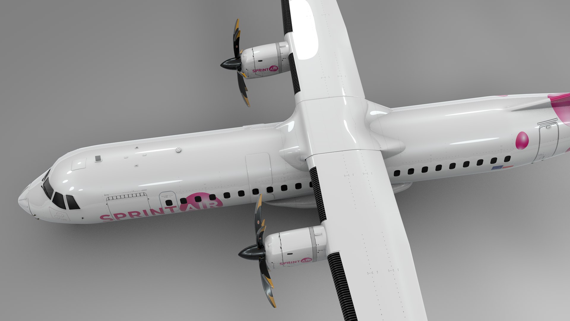 3D model ATR 72 SPRINT AIR L2023 - TurboSquid 2096094