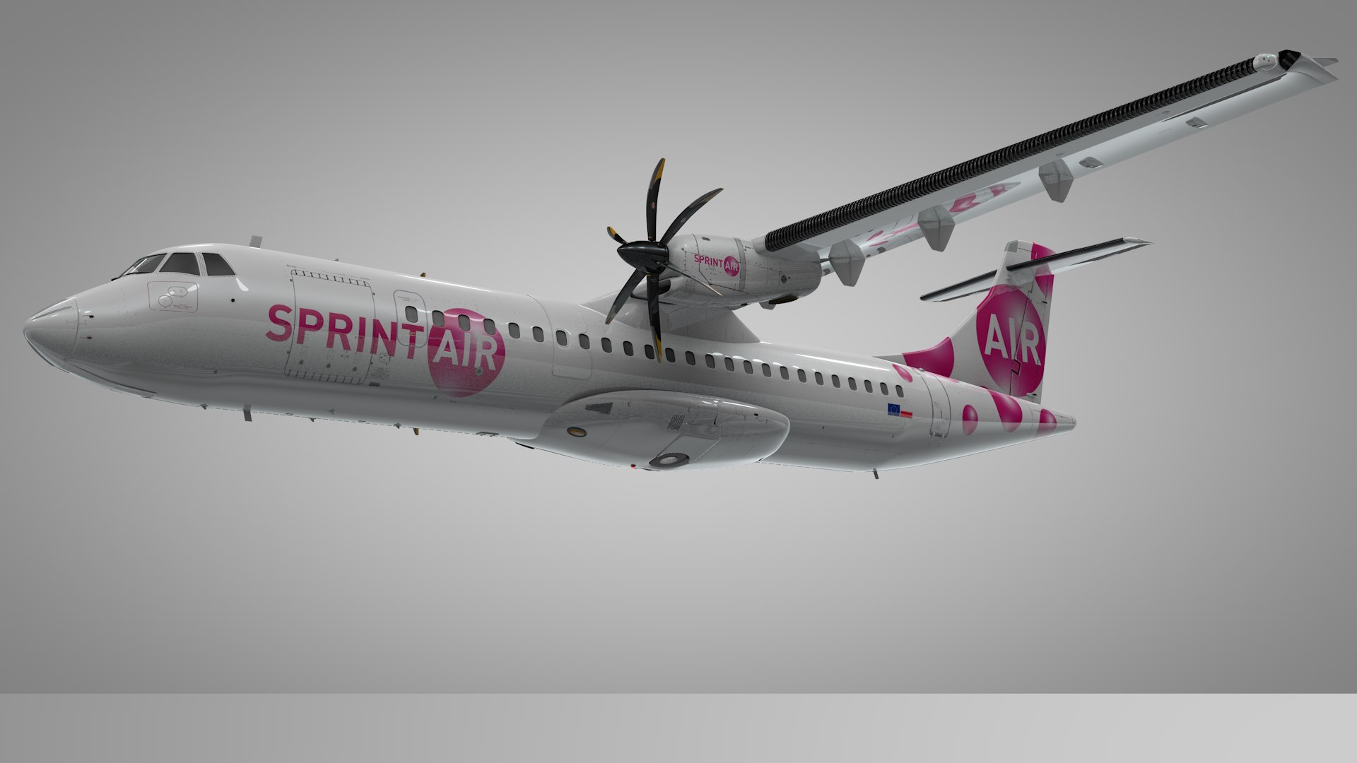3D model ATR 72 SPRINT AIR L2023 - TurboSquid 2096094