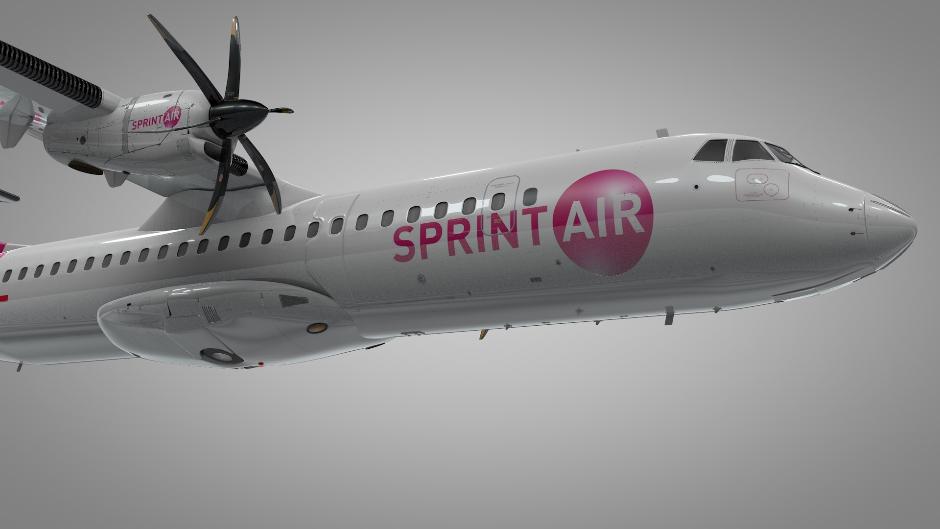 3D model ATR 72 SPRINT AIR L2023 - TurboSquid 2096094