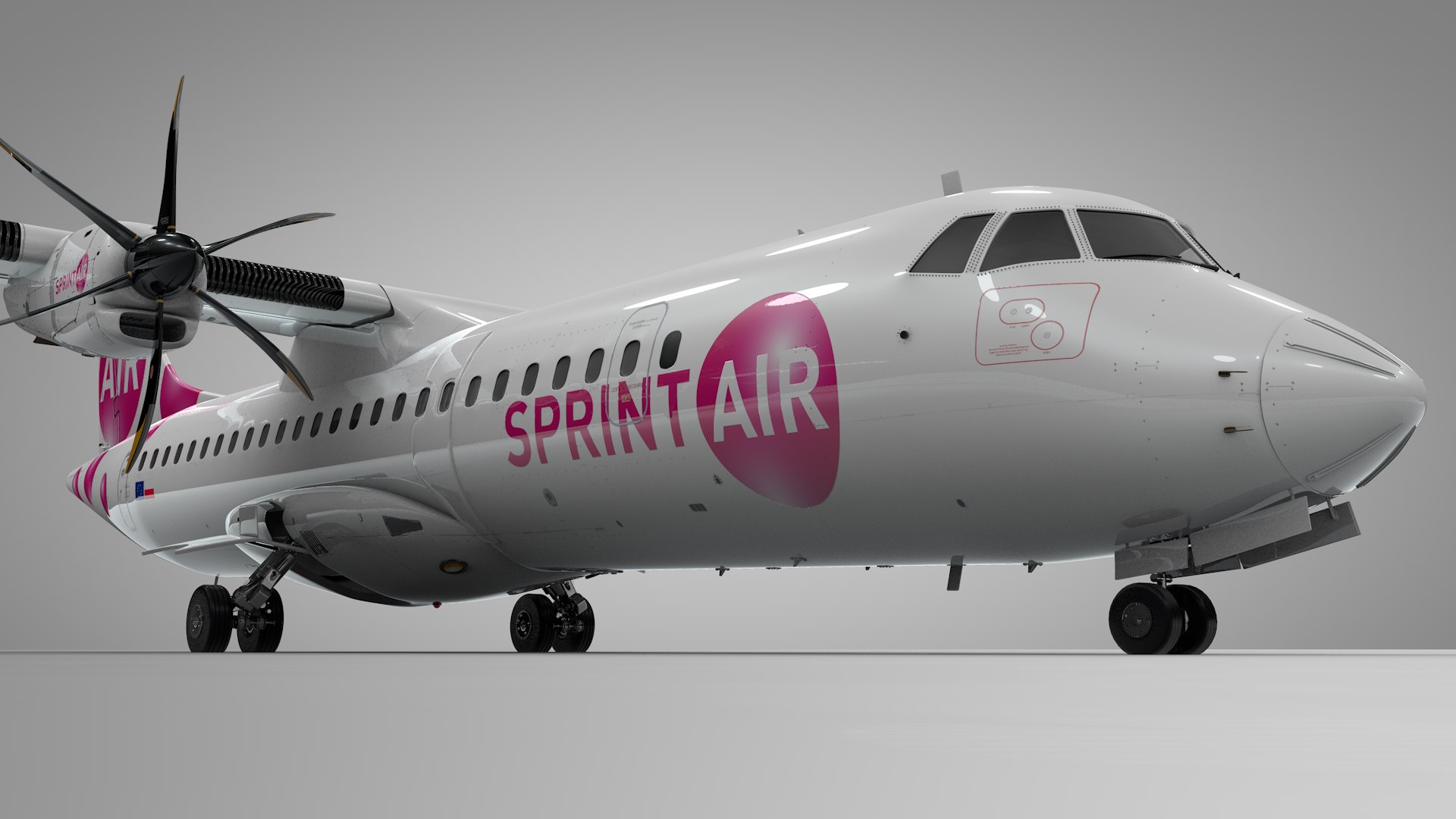 3D model ATR 72 SPRINT AIR L2023 - TurboSquid 2096094