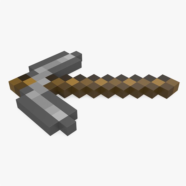 modelo 3d Pico de piedra pixelado de Minecraft - TurboSquid 2293973