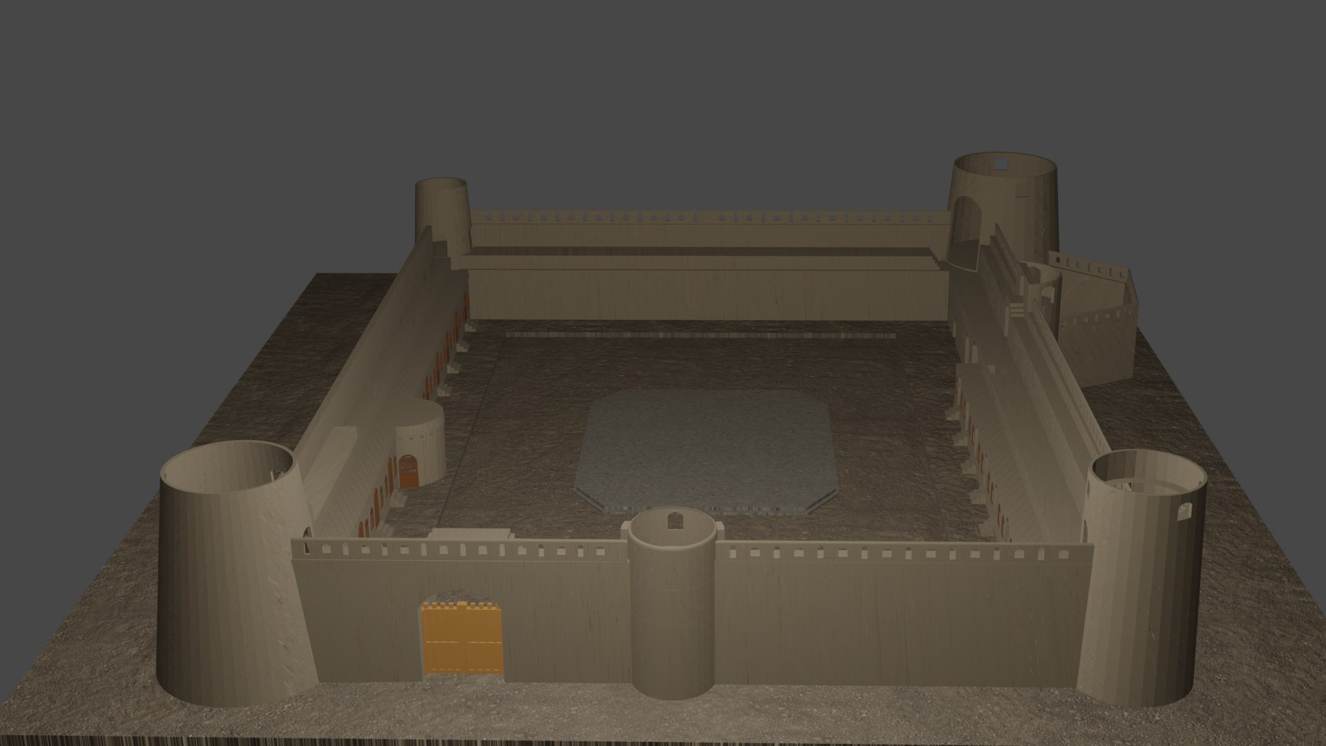 Castle Model - TurboSquid 2064147