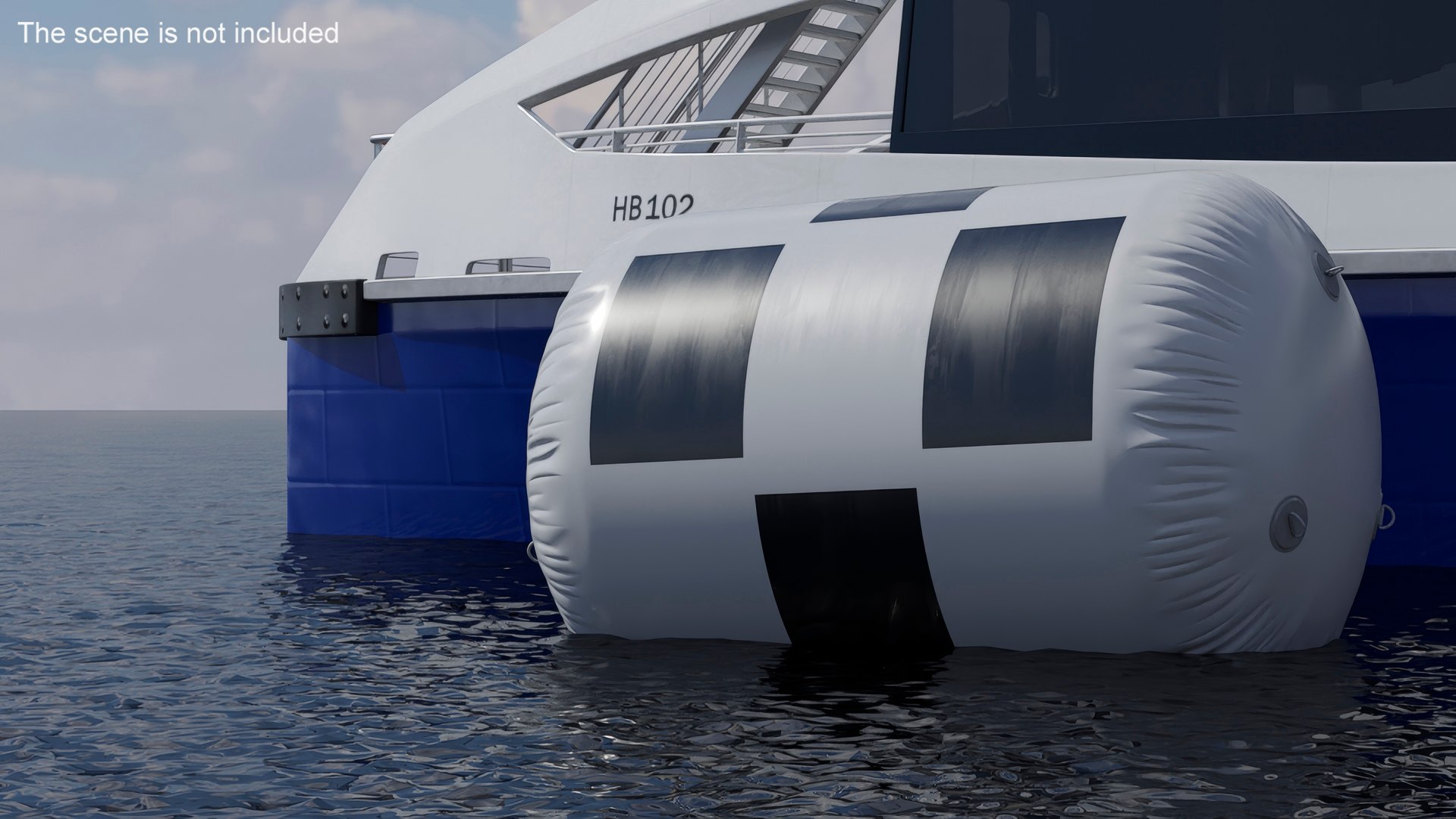 3D Floating Inflatable Marker Buoy For Water Sport Square Black ...