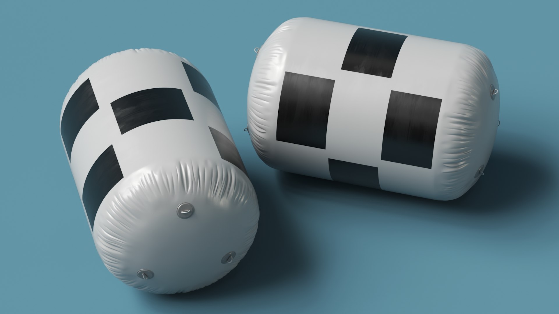 3D Floating Inflatable Marker Buoy For Water Sport Square Black ...