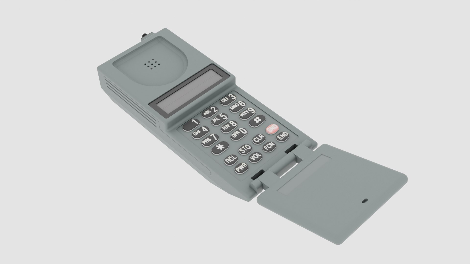 3D Retro Flip Phone Model - TurboSquid 1943089