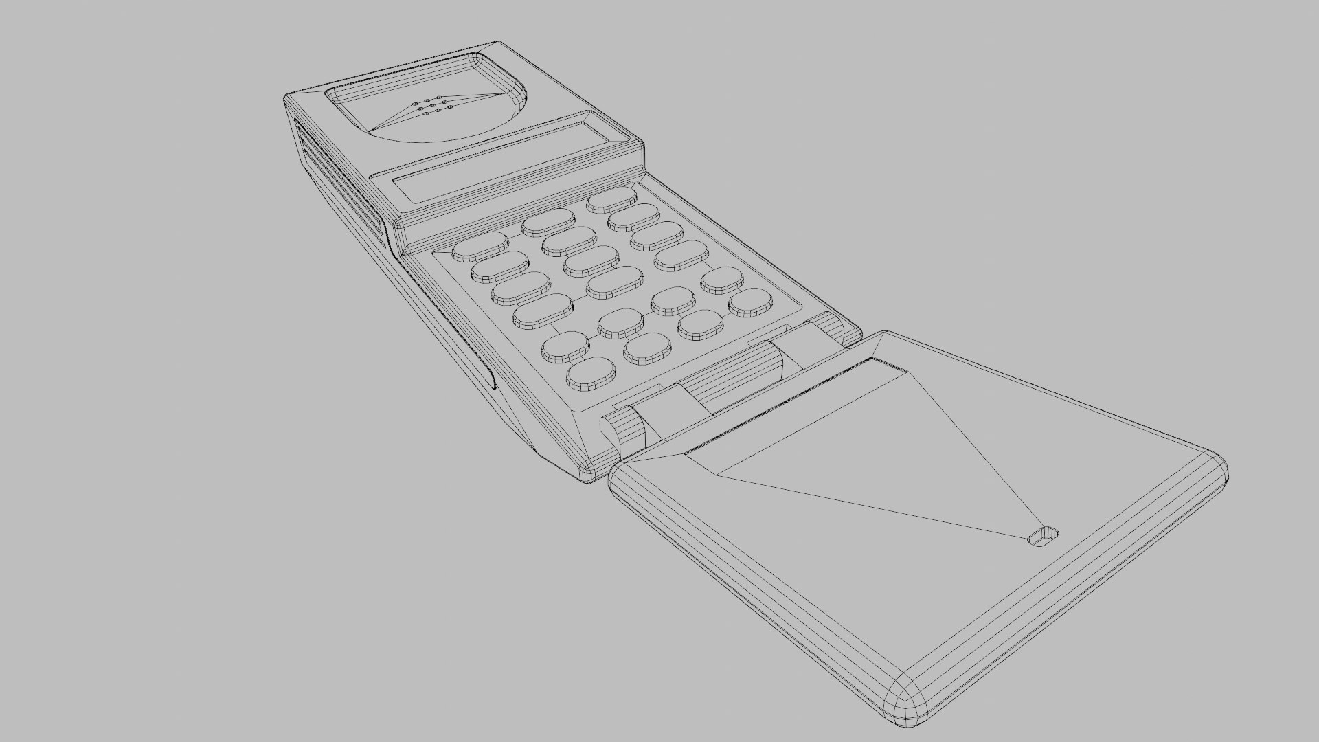3D Retro Flip Phone Model - TurboSquid 1943089