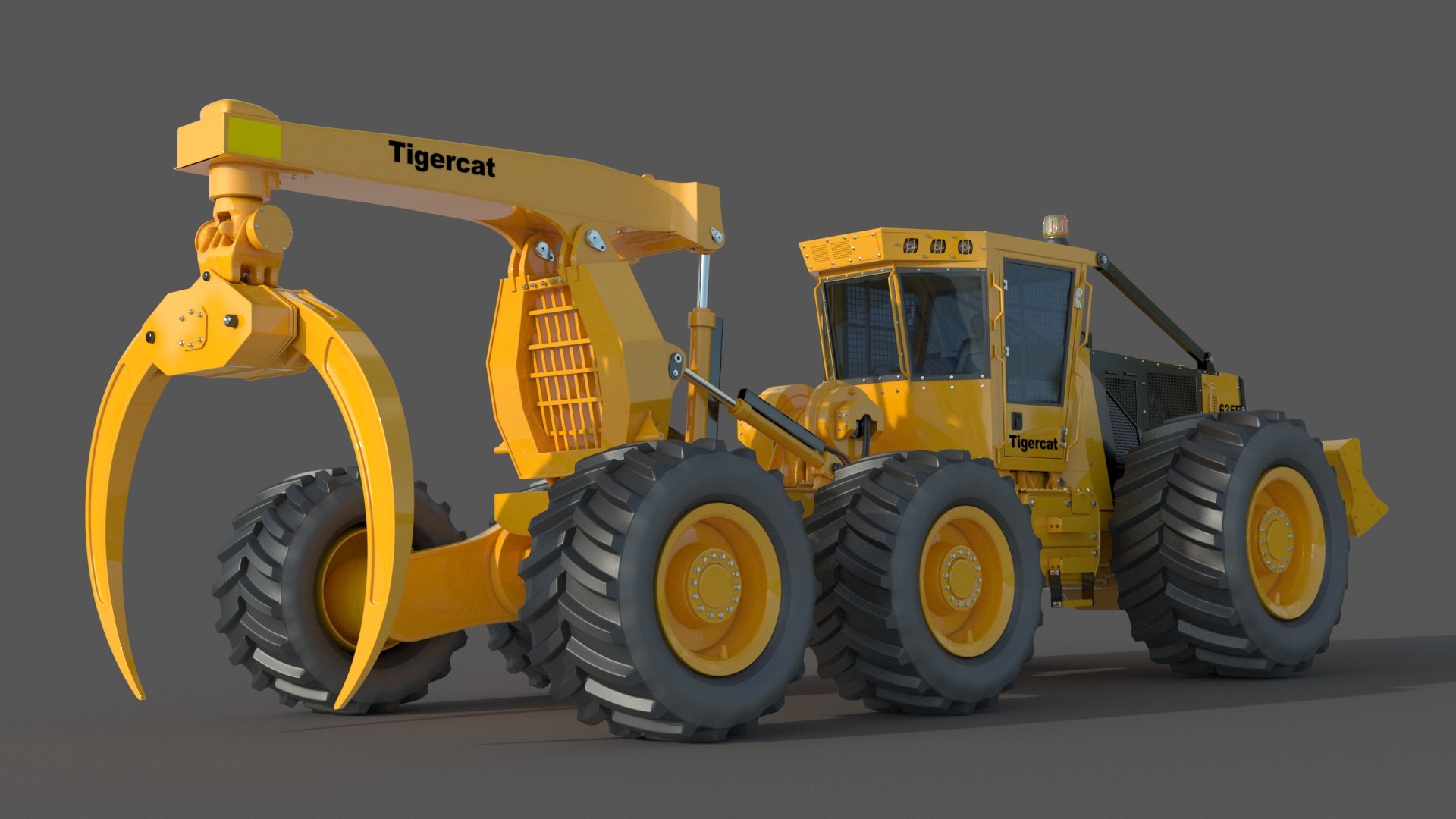 Tigercat Skidder Forestry Loader 635E 3D - TurboSquid 2213314