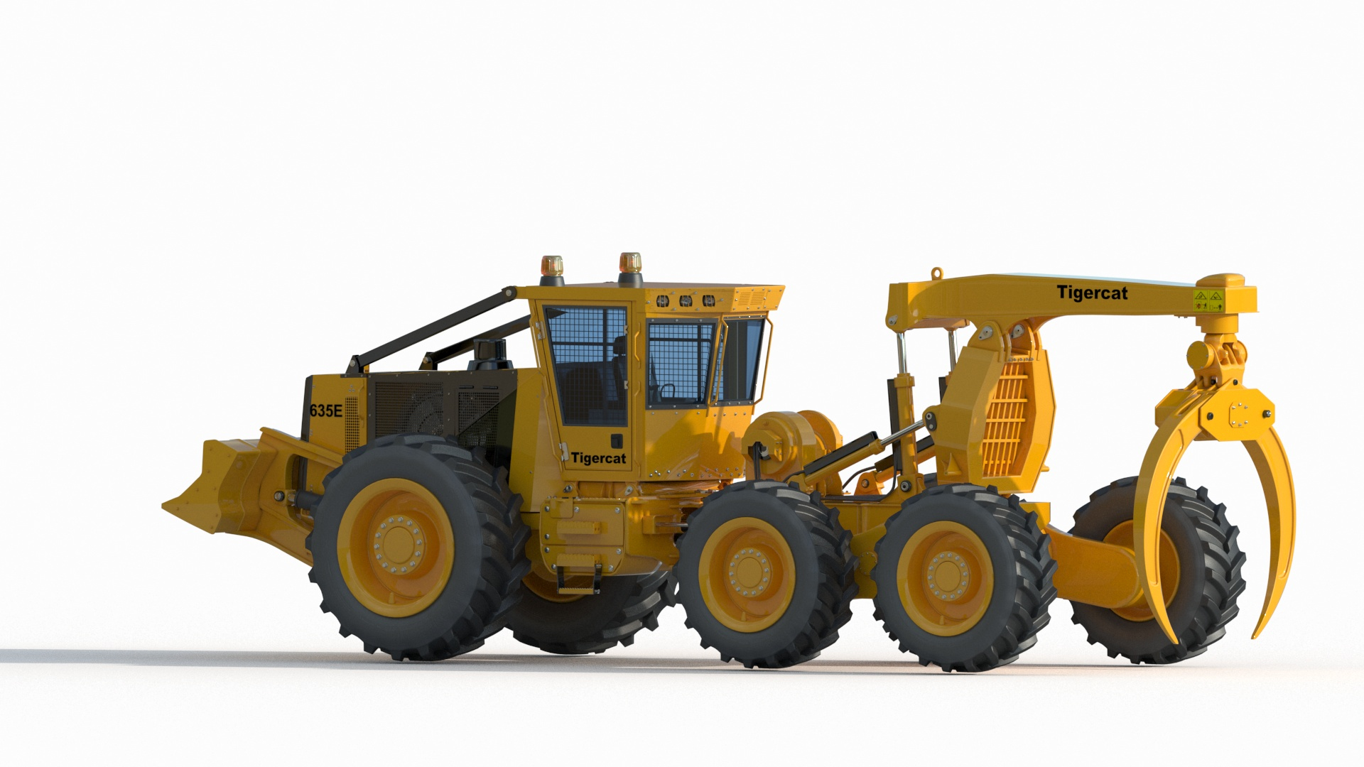 Tigercat Skidder Forestry Loader 635E 3D - TurboSquid 2213314