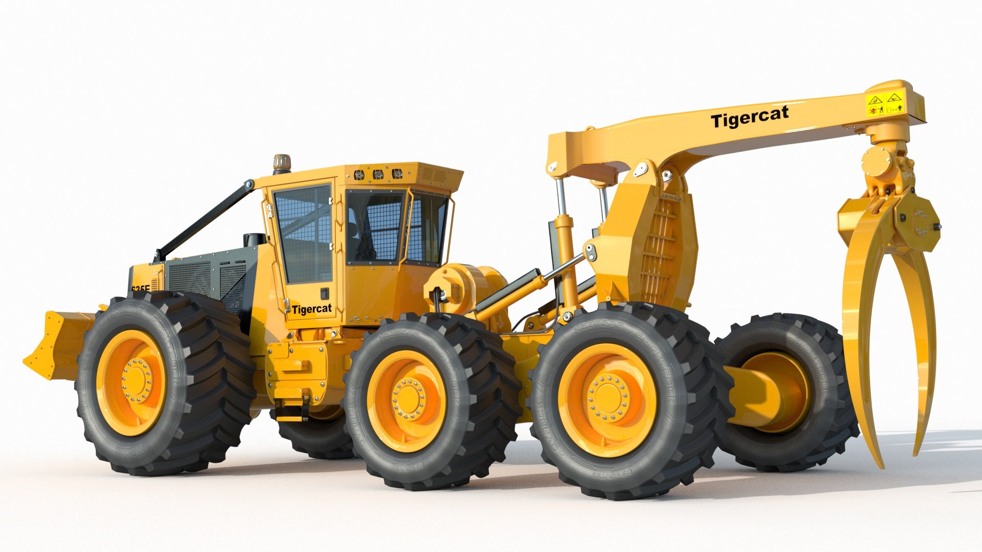 Tigercat Skidder Forestry Loader 635E 3D - TurboSquid 2213314