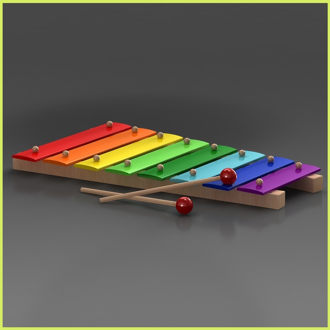 3d Model Xylophone