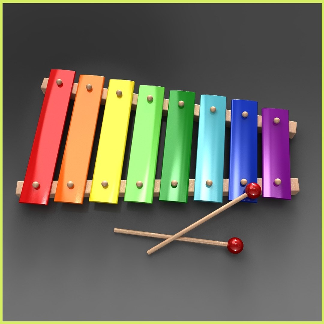3d Model Xylophone