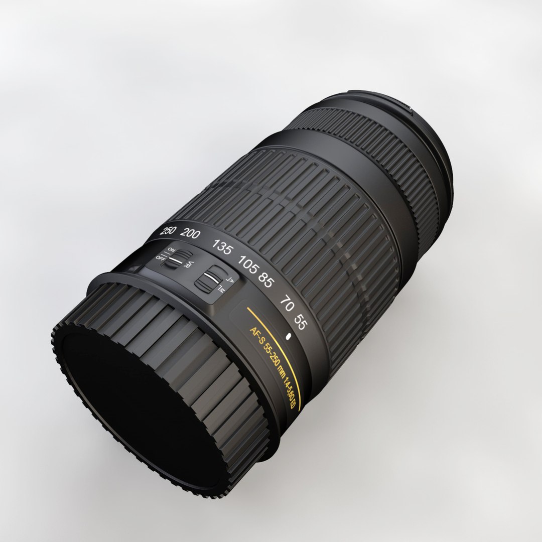 Camera Lens 3d Model