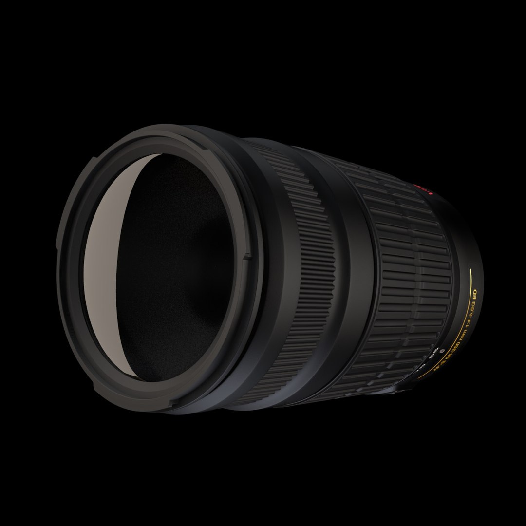 Camera Lens 3d Model